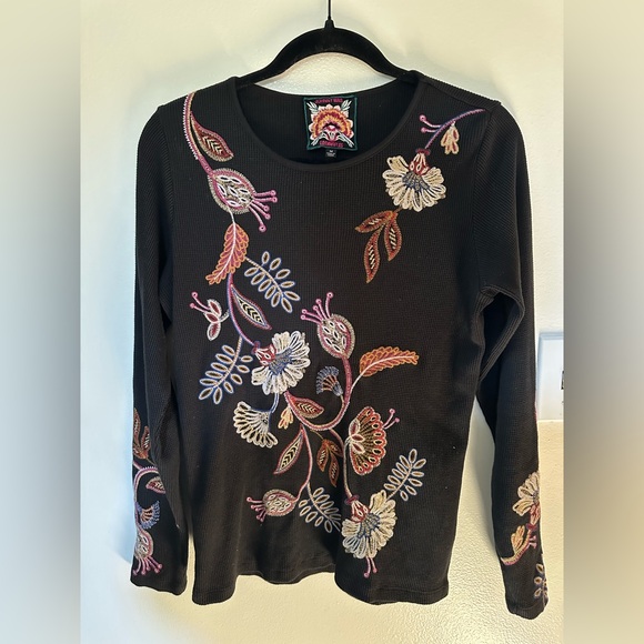 Johnny Was | Tops | Johnny Was Long Sleeve Thermal | Poshmark